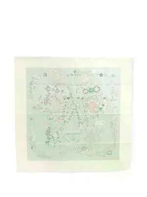 Hermès Brides De Gala Floral Scarf