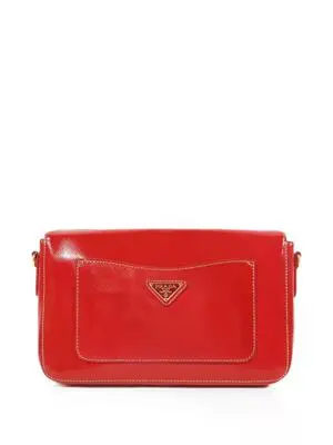 Prada Saffiano Vernice Cross Body Bag