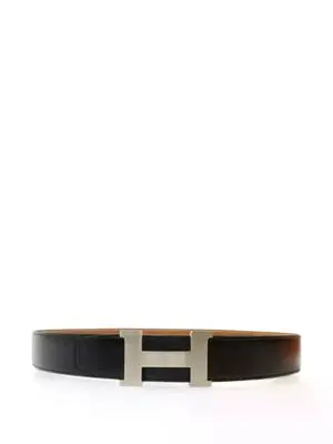 Hermès H-buckle Belt - Black