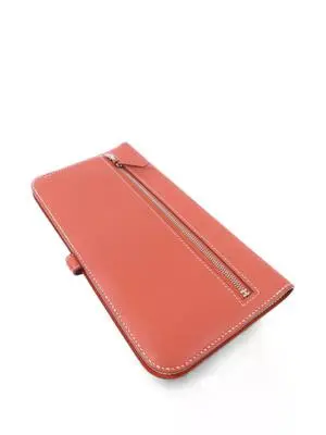 Hermès 2015 Dogon Leather Wallet - Orange