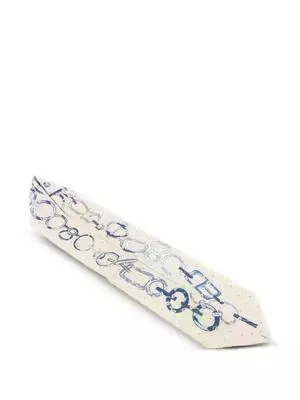 Hermès Twilly Embroidered Scarf