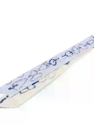 Hermès Twilly Embroidered Scarf