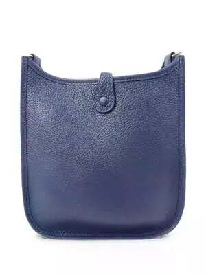 Hermès Evelyne Calfskin Shoulder Bag - Blue