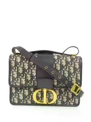 Dior 30 Montaigne Oblique Shoulder Bag - Blue