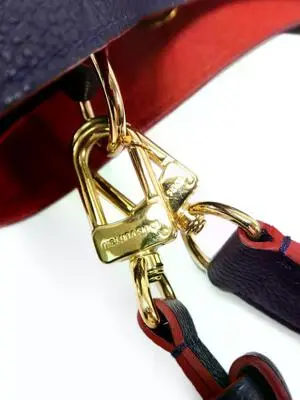 LOUIS VUITTON Neo Noe Monogram Empreinte Bucket Bag - Blue