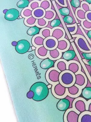 Hermès Silk Print Scarf