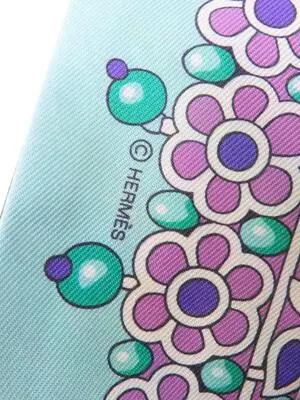 Hermès Silk Print Scarf
