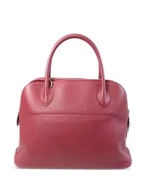 Hermès 31 Bolide Tote Bag - Red