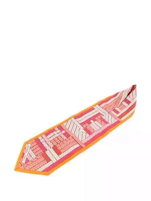 Hermès Graphic-print Scarf - Pink