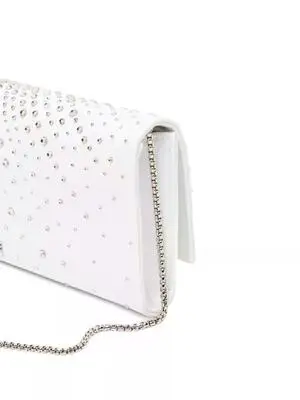 GEDEBE Crystal Embellished Lace Envelope Clutch Bag