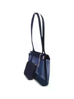 Versace Mesh Shoulder Bag With Silver-tone Hardware