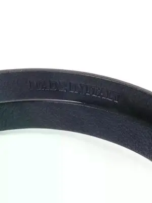 FERRAGAMO Gancini Leather Bracelet