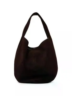 Loewe Suede Logo Tote Bag