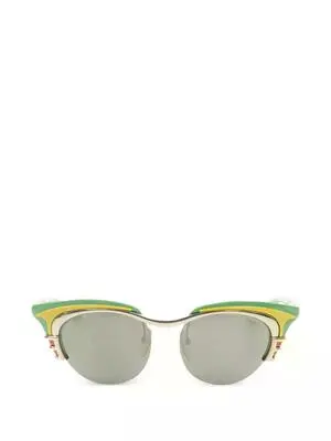 Prada Dixie Cat-eye Sunglasses - Green