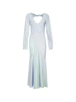Gabriela Hearst Peyton Maxi Dress - Blue