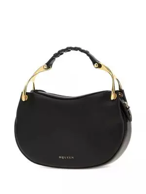 Alexander McQueen Mini Wishbone Clutch Bag - Black