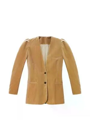 Isabel Marant Étoile Fereole Velvet Pinstripe Jacket