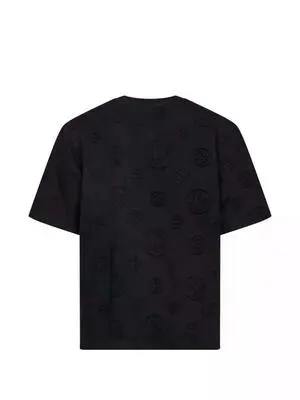 Casablanca Appliqué Monogram T-shirt - Black