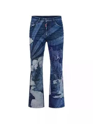 Dsquared2 Roadie Patchwork Jeans