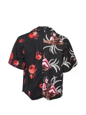 Prada 2018 Floral-print Bowling Shirt