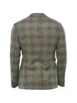 Corneliani Check Double-vent Jacket