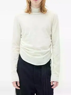 ANN DEMEULEMEESTER Lenart Mock-neck Long-sleeve Top
