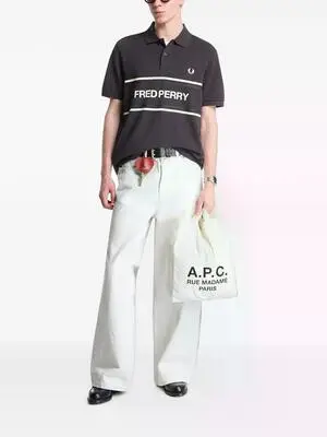 Fred Perry Graphic-print Polo Shirt