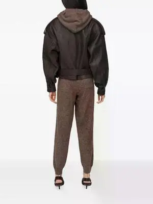 DUCIE Serpa Grained Calf Leather Jacket