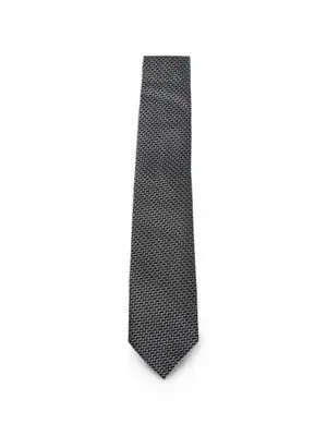 TOM FORD Patterned Silk Neck Tie - Black
