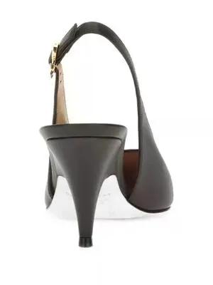 GIANVITO ROSSI Sofia Sling 70 Pumps - Brown