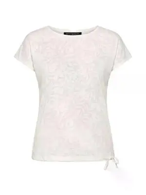 BETTY BARCLAY Floral Print Burnout T-shirt