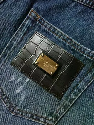 Dolce & Gabbana Knee-length Denim Shorts