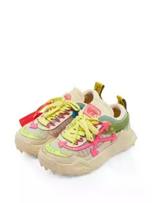 Off-white Patchwork Sneakers For Women