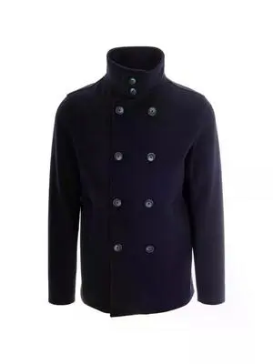 Herno Double-breasted High-neck Coat