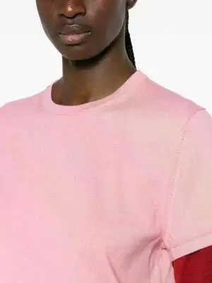 Guest In Residence Layered Crew Neck Sweater