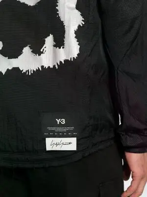 Y3 Graphic Print Hooded Jacket