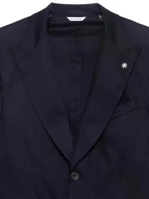 MANUEL RITZ Peak-lapel Button-fastening Blazer