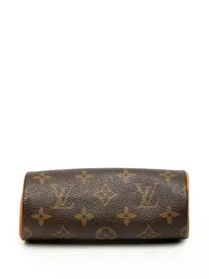 LOUIS VUITTON Monogram Canvas Papillon Pochette Handbag - Brown