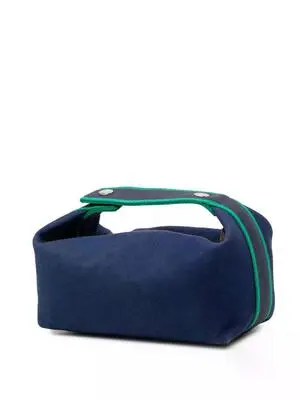Hermès Toile Bride A Brac Case Vanity Bag - Blue