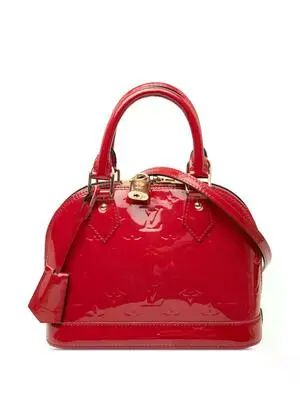 LOUIS VUITTON Monogram Vernis Alma Bb Satchel - Pink