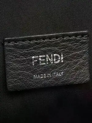 Fendi Zucca Sunshine Shopper Canvas Tote Satchel