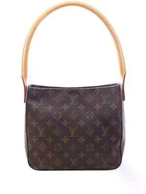 LOUIS VUITTON Monogram Looping Mm Shoulder Bag - Brown
