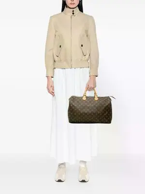 LOUIS VUITTON Monogram Speedy 40 Boston Bag - Brown