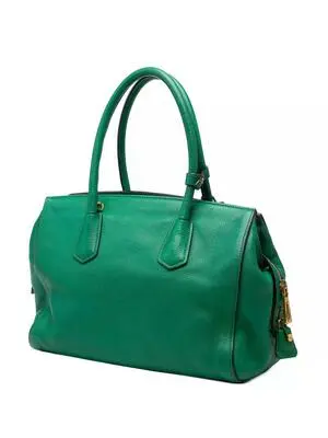 Prada Vitello Daino Tote Bag - Green
