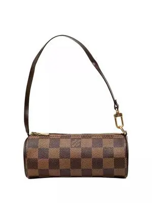 LOUIS VUITTON Damier Ebene Papillon Pochette Handbag