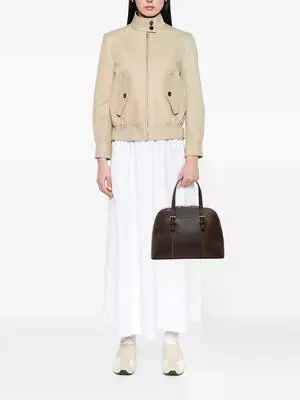 Burberry Leather Dome Handbag