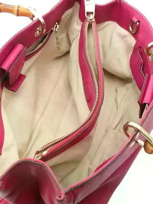 Gucci Bamboo Shopper Satchel - Pink