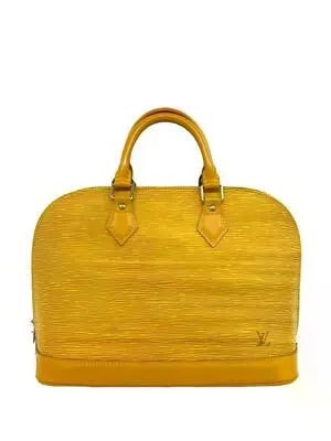 LOUIS VUITTON 2002 Epi Alma Pm Handheld Bag - Yellow