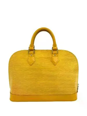 LOUIS VUITTON 2002 Epi Alma Pm Handheld Bag - Yellow