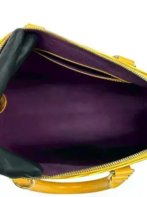 LOUIS VUITTON 2002 Epi Alma Pm Handheld Bag - Yellow